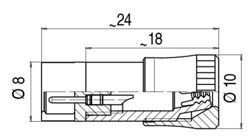 09 9789 71 05 Binder (09-9789-71-05, 0997897105) Круглый разъём, 5 ...